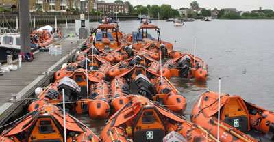 Chiswick Lifeboat Crew On Pageant Duty